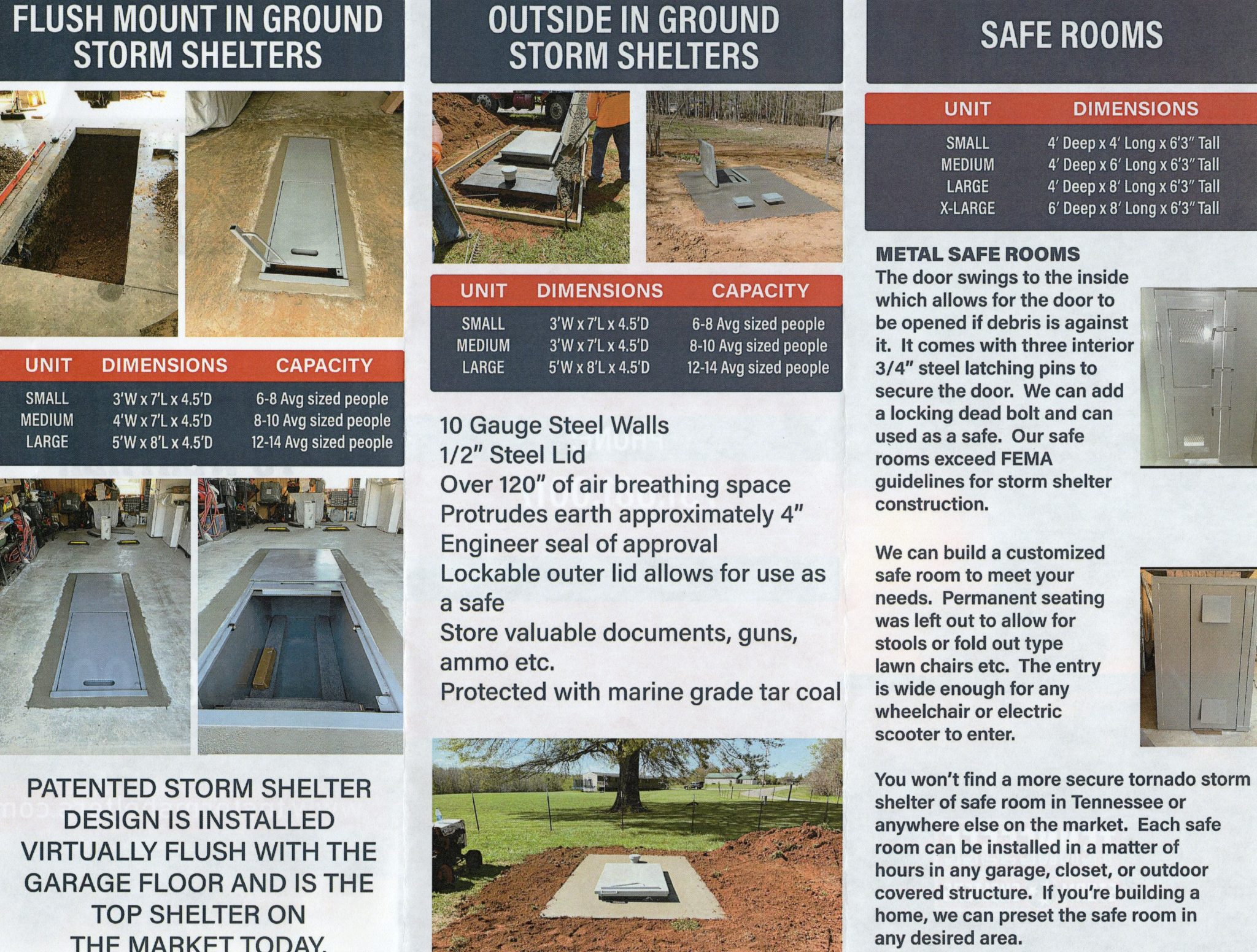 Tennessee Storm Shelters – Twin Oaks Buildings